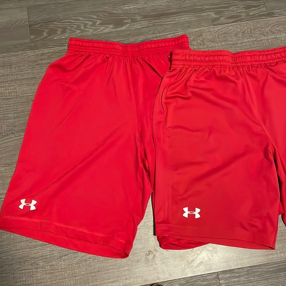 Red Under Armour Shorts